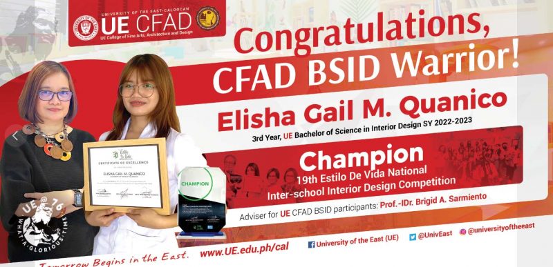 Warrior College Student is Champion in Nat’l Interschool Interior ...