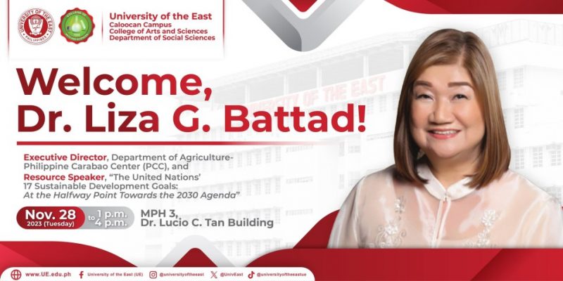 Dep’t of Agriculture Official is Resource Speaker of UE CAS Cal ...