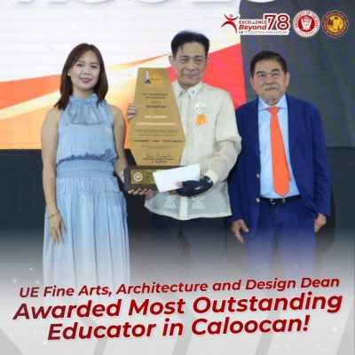 UE CFAD DEAN AWARDED MOST OUTSTANDING EDUCATOR IN CALOOCAN ...