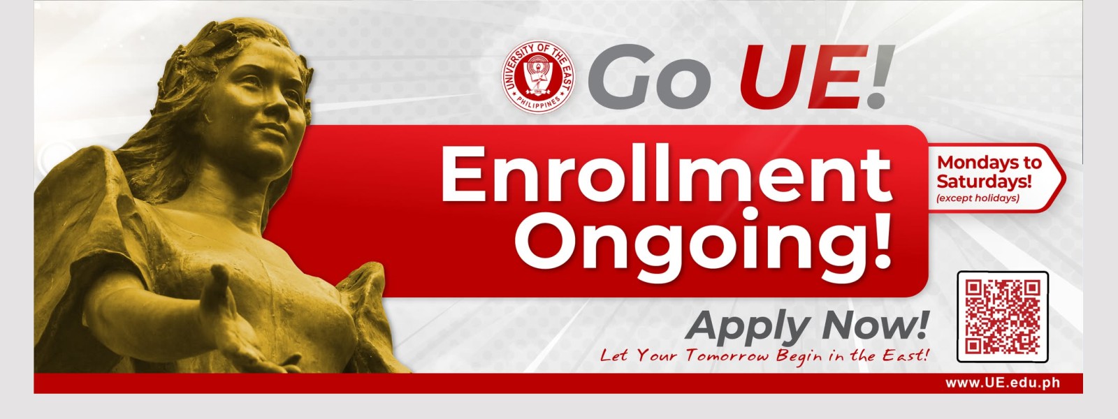 University of the East – Let Your Tomorrow Begin in the East.